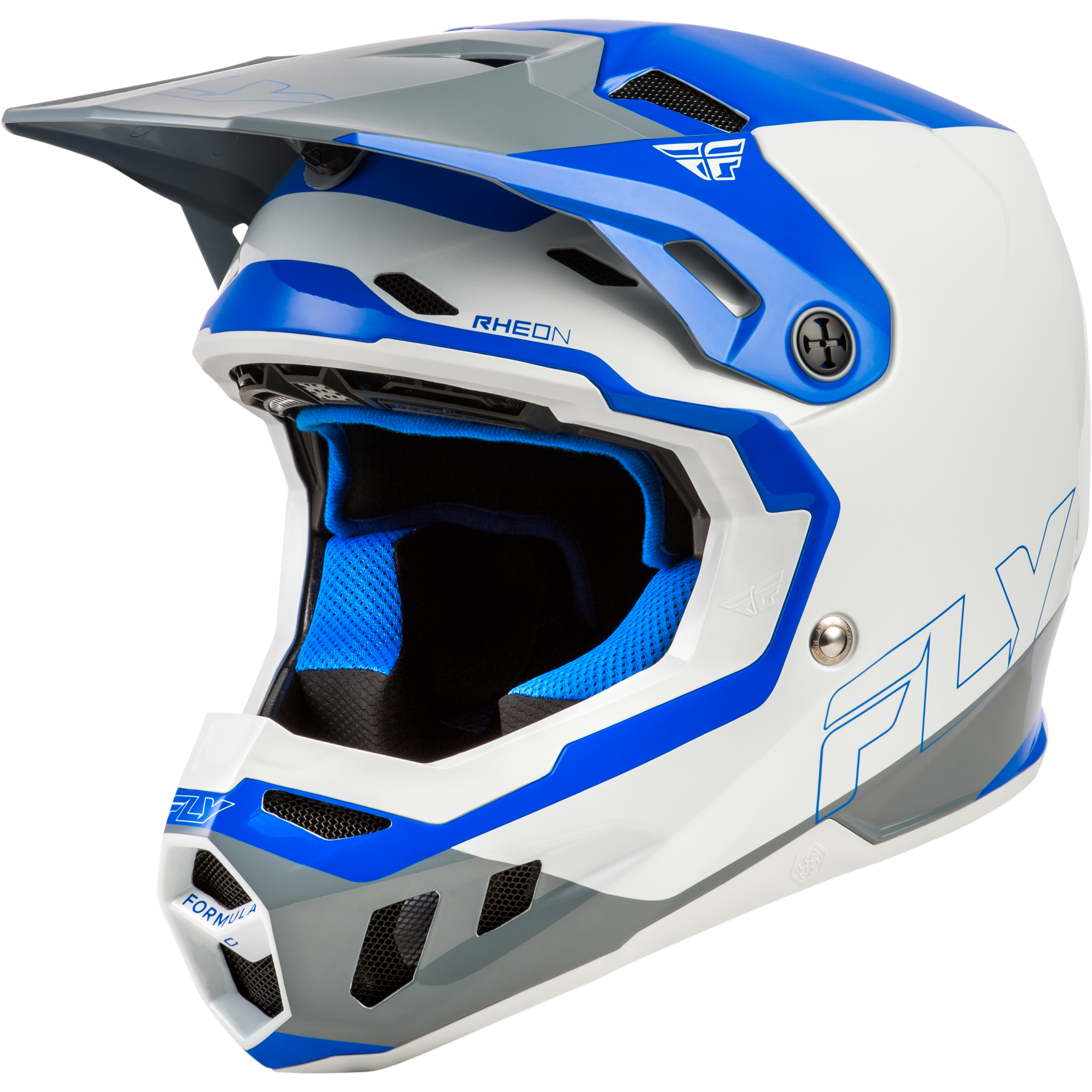 Youth Formula Cc Glide Helmet Blue/Light Grey/Grey Yl – RideNow Parts