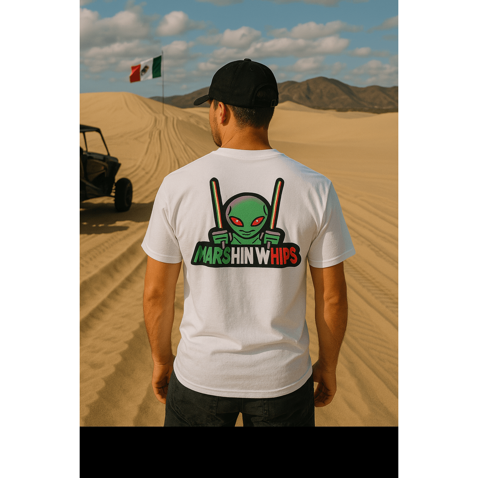 Marshin Whips Green, White and Red Logo T-Shirt – RideNow Parts