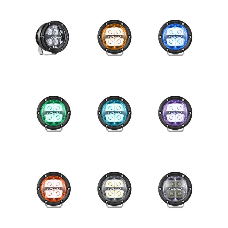 Rigid Industries 360-Series 4in LED Off-Road Spot Beam - RGBW (Pair ...