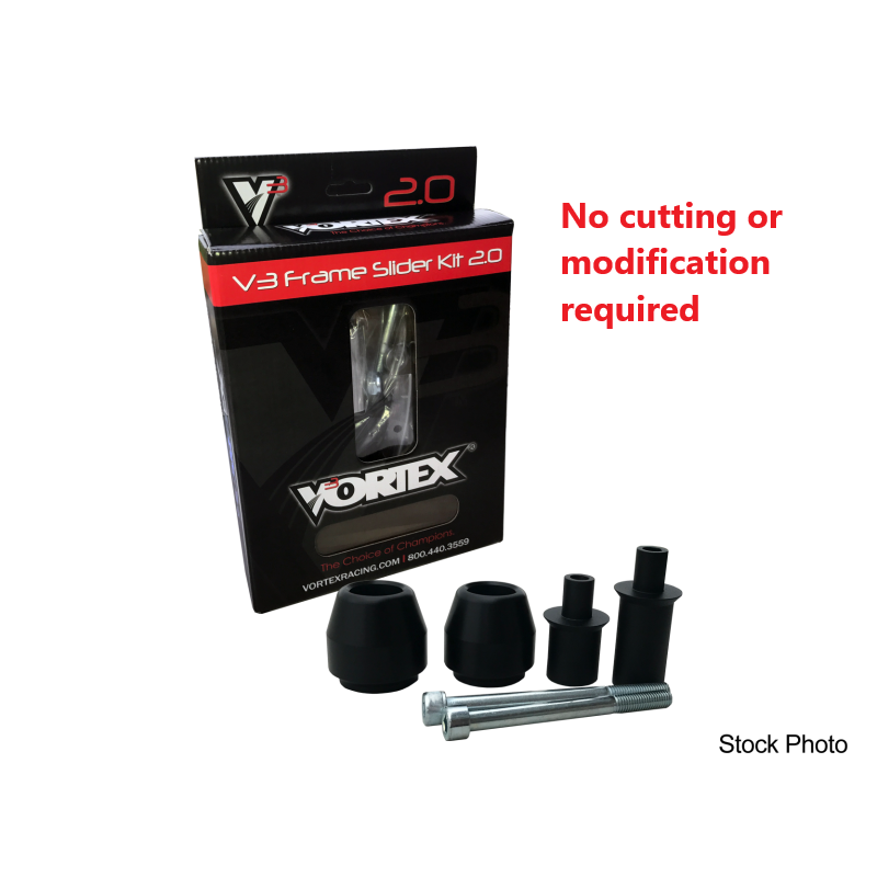 Frame Sliders V3 2.0 Black Kaw – RideNow Parts