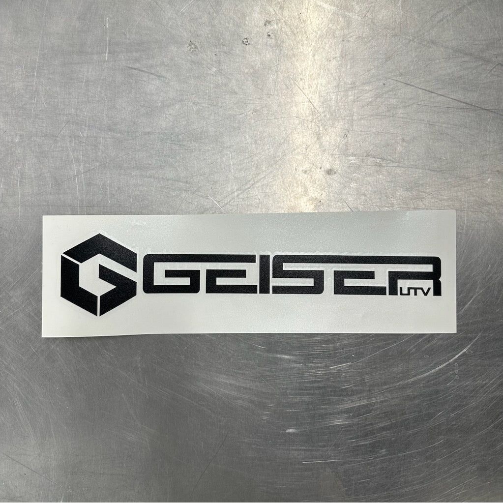 GEISER VINYL STICKER - 20" – RideNow Parts