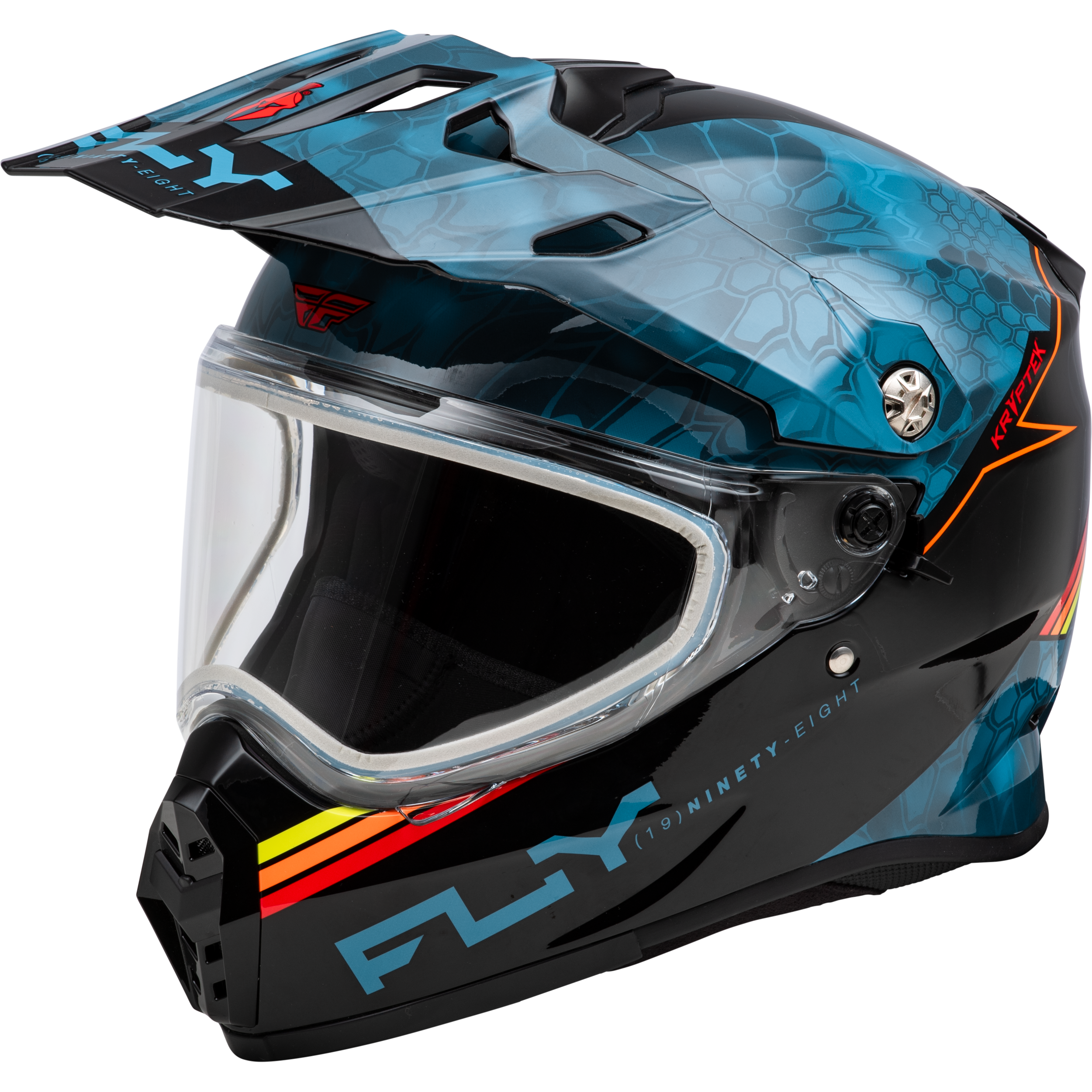 Trekker Cw Conceal Helmet Dual Shld Slate/Black/Red Xl – RideNow Parts