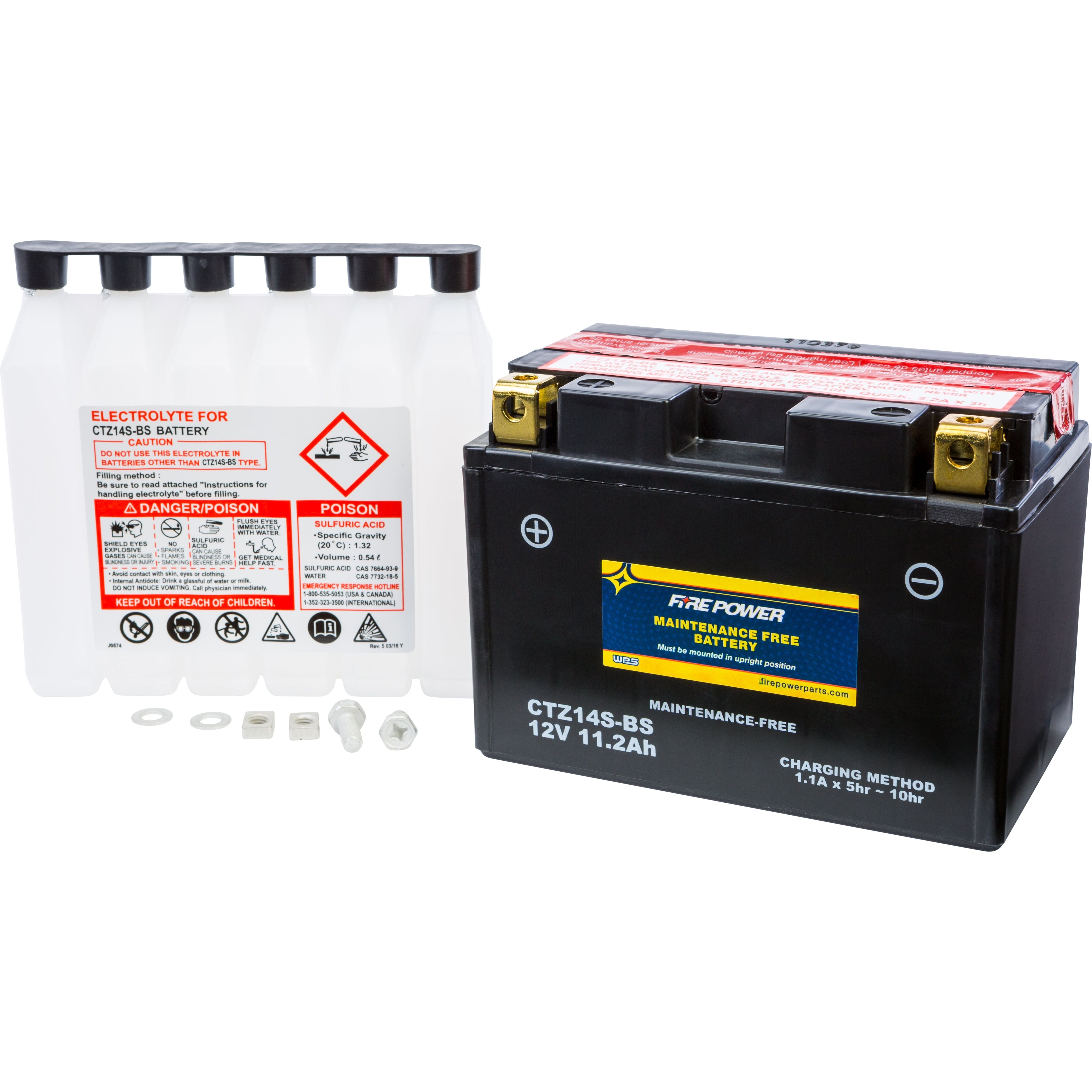 Fire Power Battery Ctz14s Bs Maintenance Free – RideNow Parts