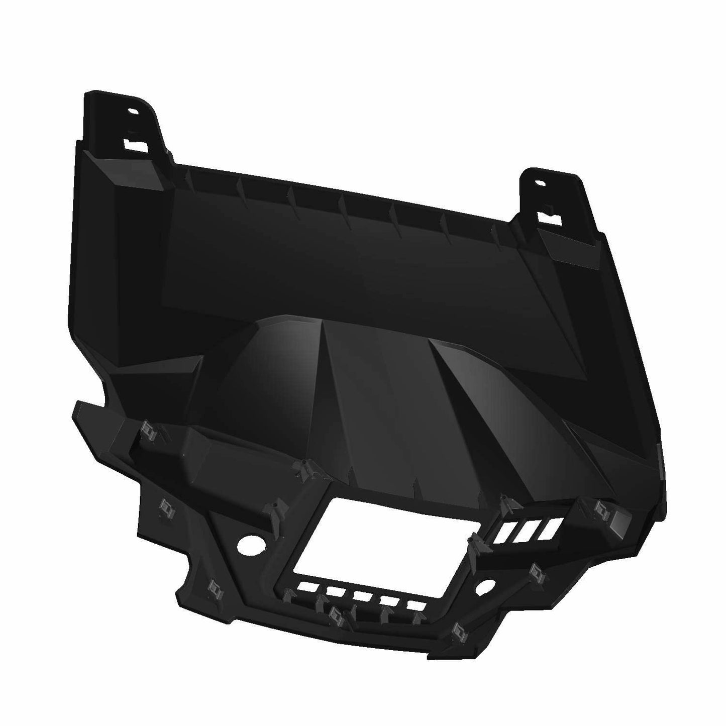 Polaris RZR Upper Assembly, IP, Routered, Black, Genuine OEM Part 2637 ...